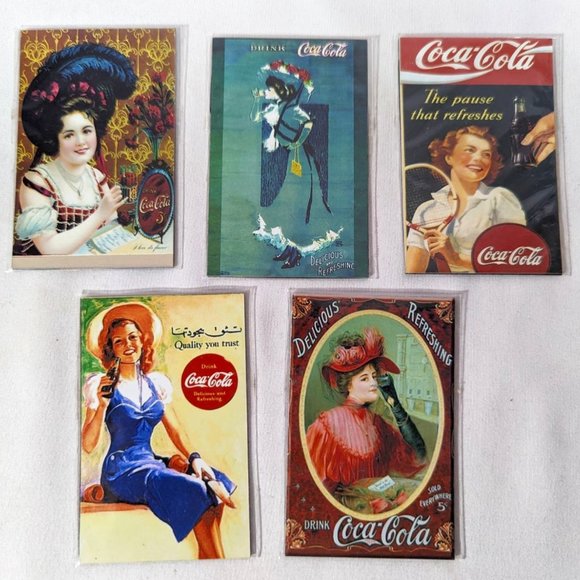 Coca Cola | Accents | Cocacola Vintage Reproduction Retro Magnets Set ...